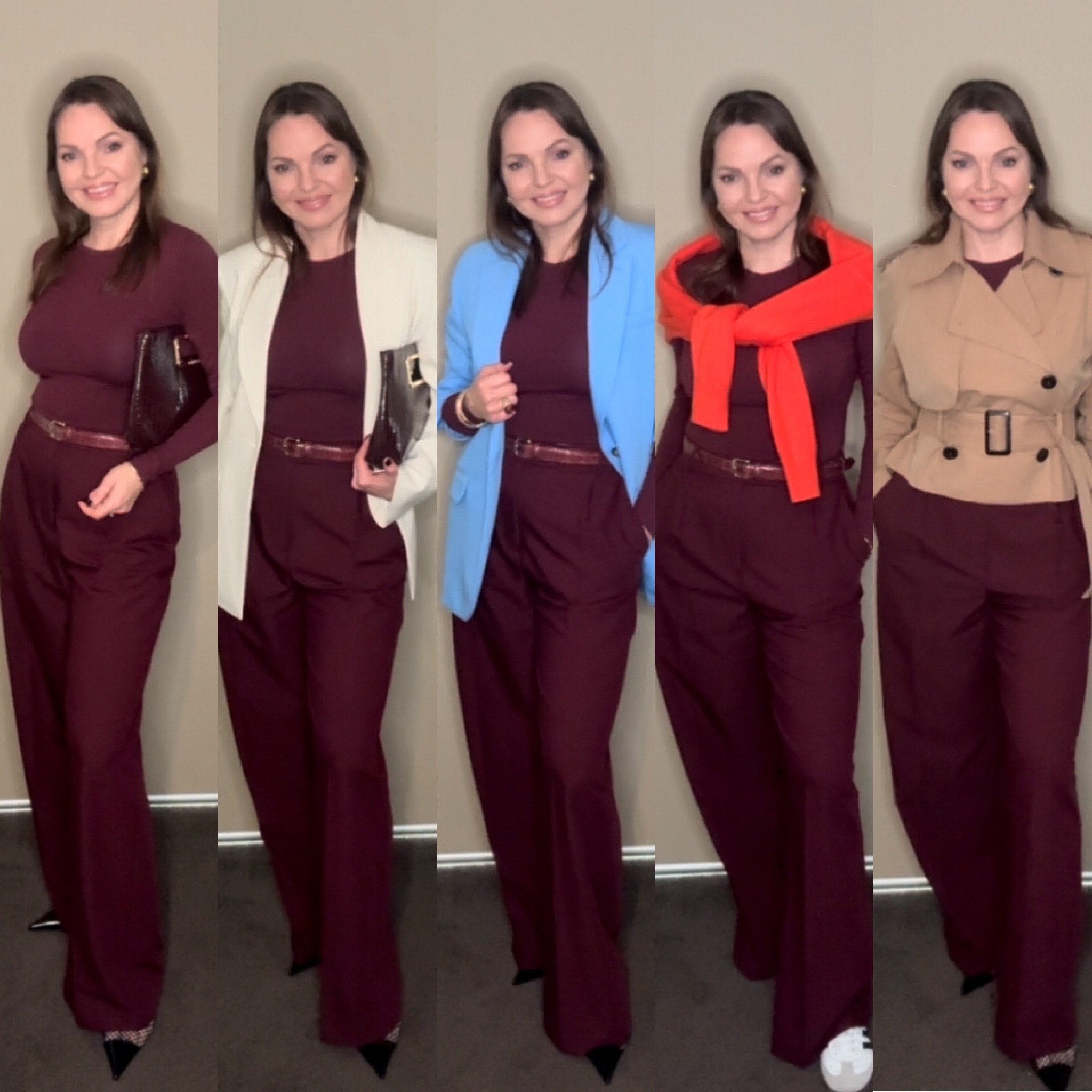 🍷 3 Chic Ways to Wear Burgundy Head-to-Toe (With Confidence) – Style ...
